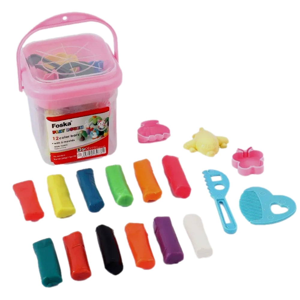 12 Colors Kids Play Dough Set– Choice Wholesale
