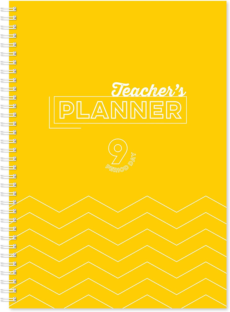 A4 Teacher's 9 Period Yellow 204 Days Academic Planner and Record ...