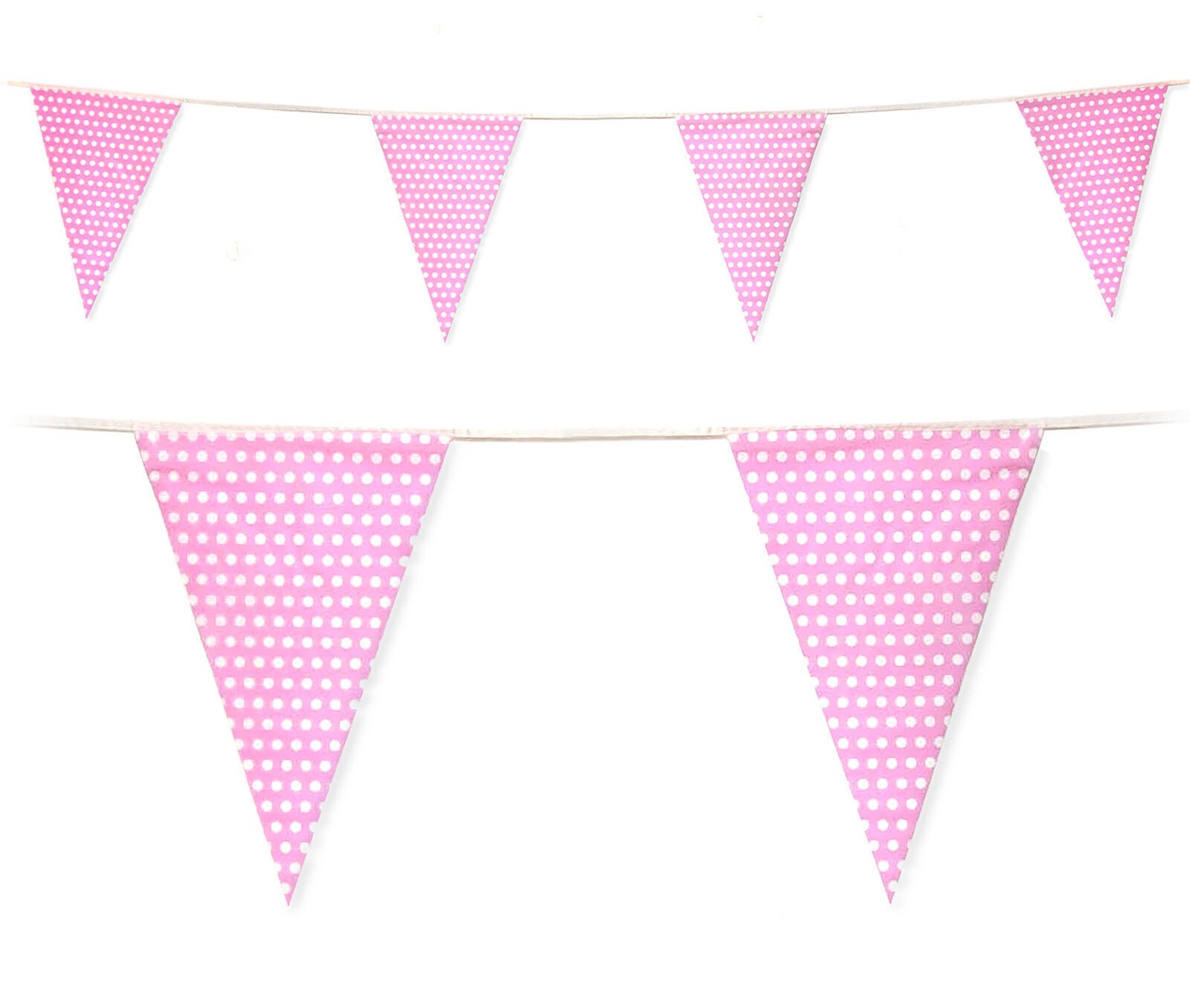 Pink Polka Dot Bunting 10m with 20 Pennants– Choice Wholesale