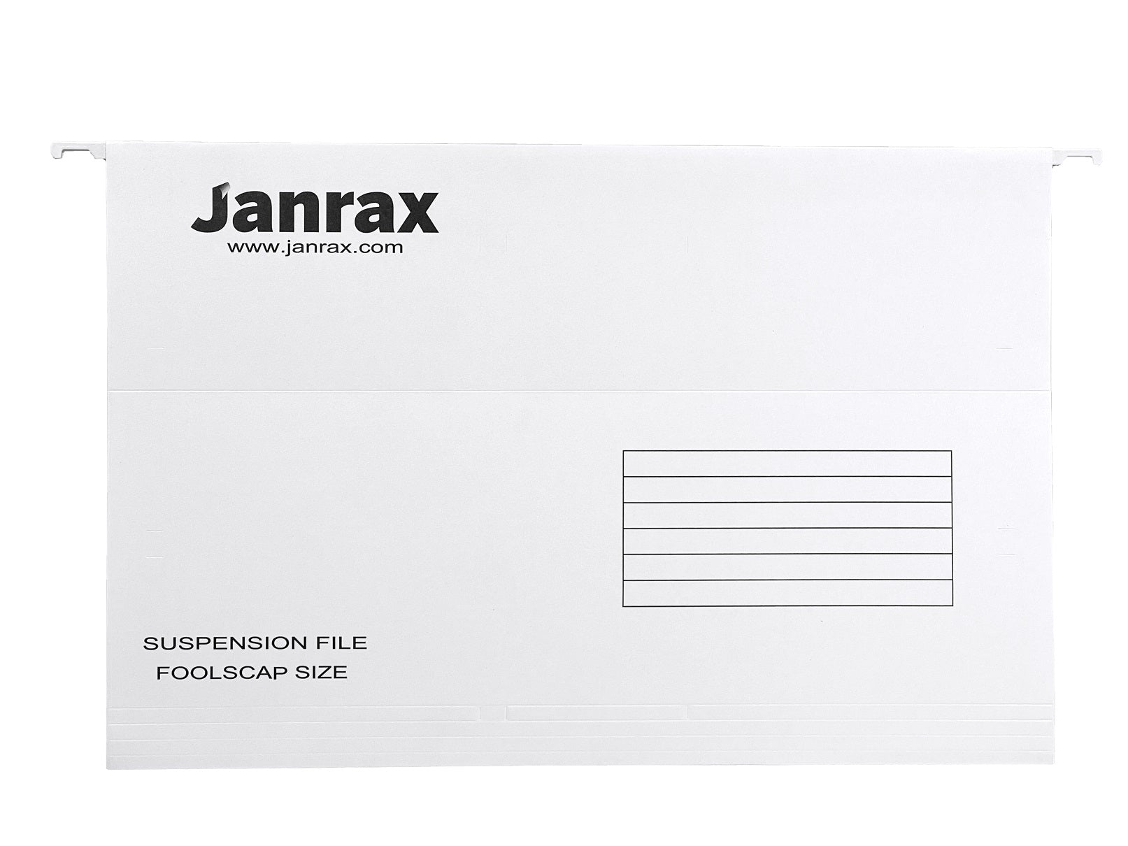 Pack of 50 White Foolscap Suspension Files– Choice Wholesale