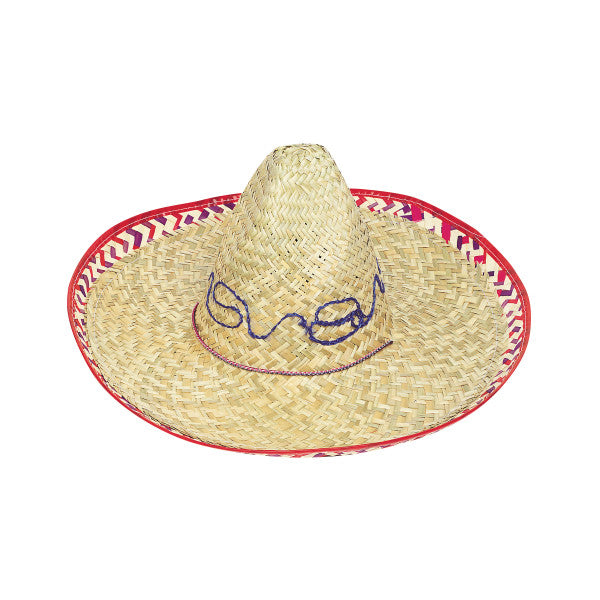 Adult Sombrero with Check Trim– Choice Wholesale