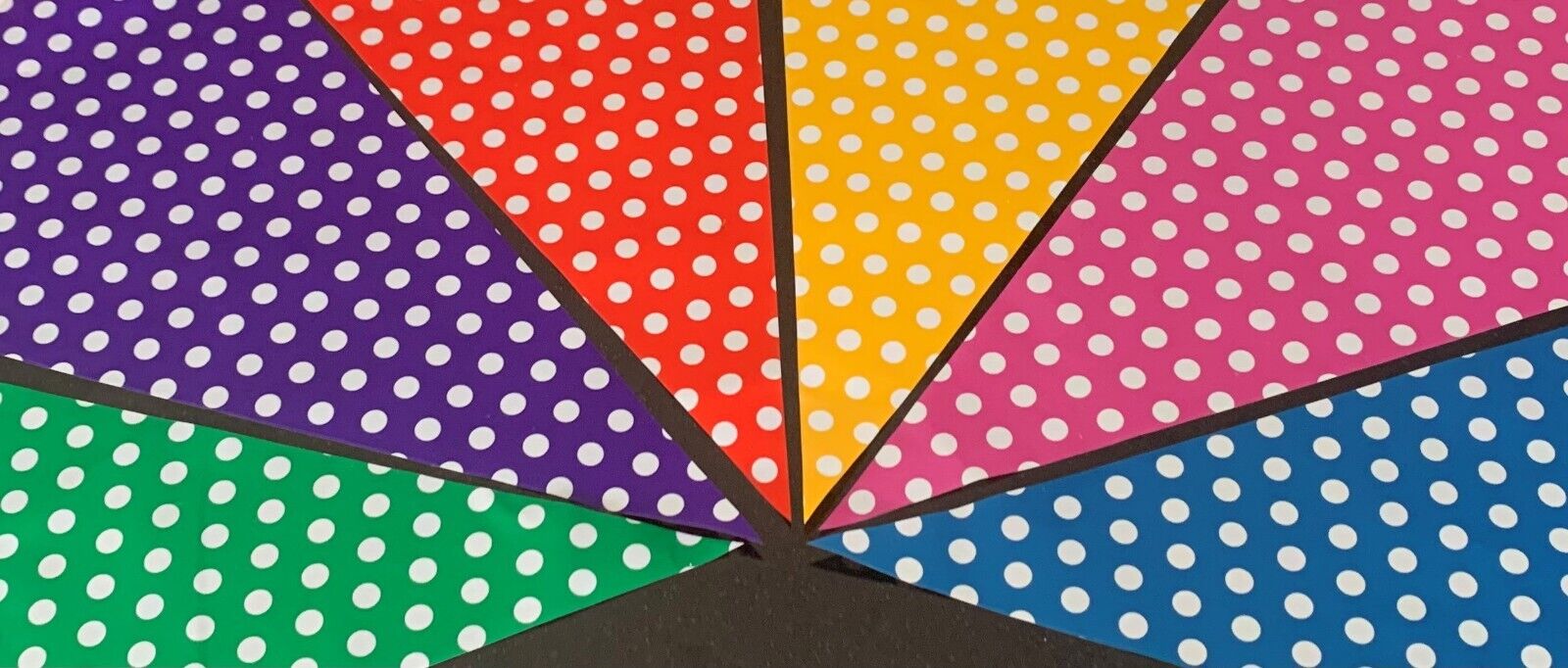 Polka Dot Bunting with Orange String 10m with 20 Pennants – Choice ...