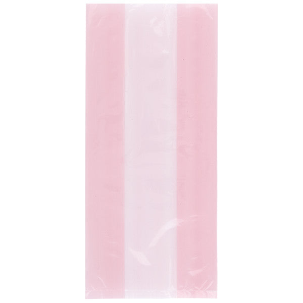 Pack of 30 Pastel Pink Cellophane Bags– Choice Wholesale
