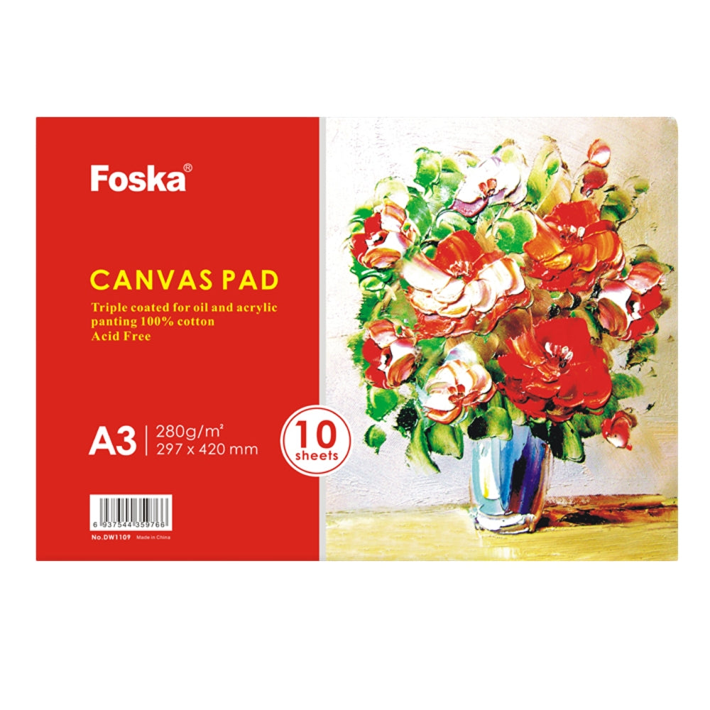 A3 10 Sheets Canvas Pad– Choice Wholesale