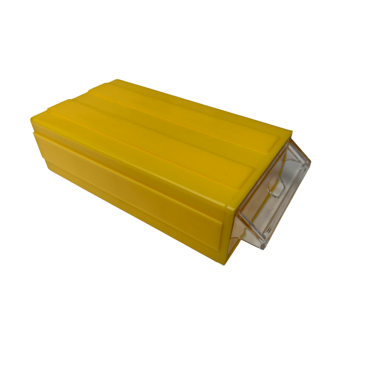 Yellow Stackable Plastic Storage Drawers L180xW93xH50mm with Removable ...