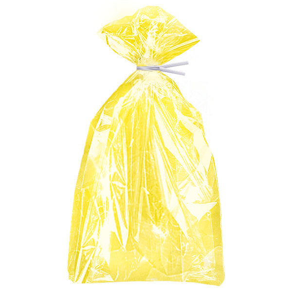 Pack of 30 Yellow Cellophane Bags– Choice Wholesale