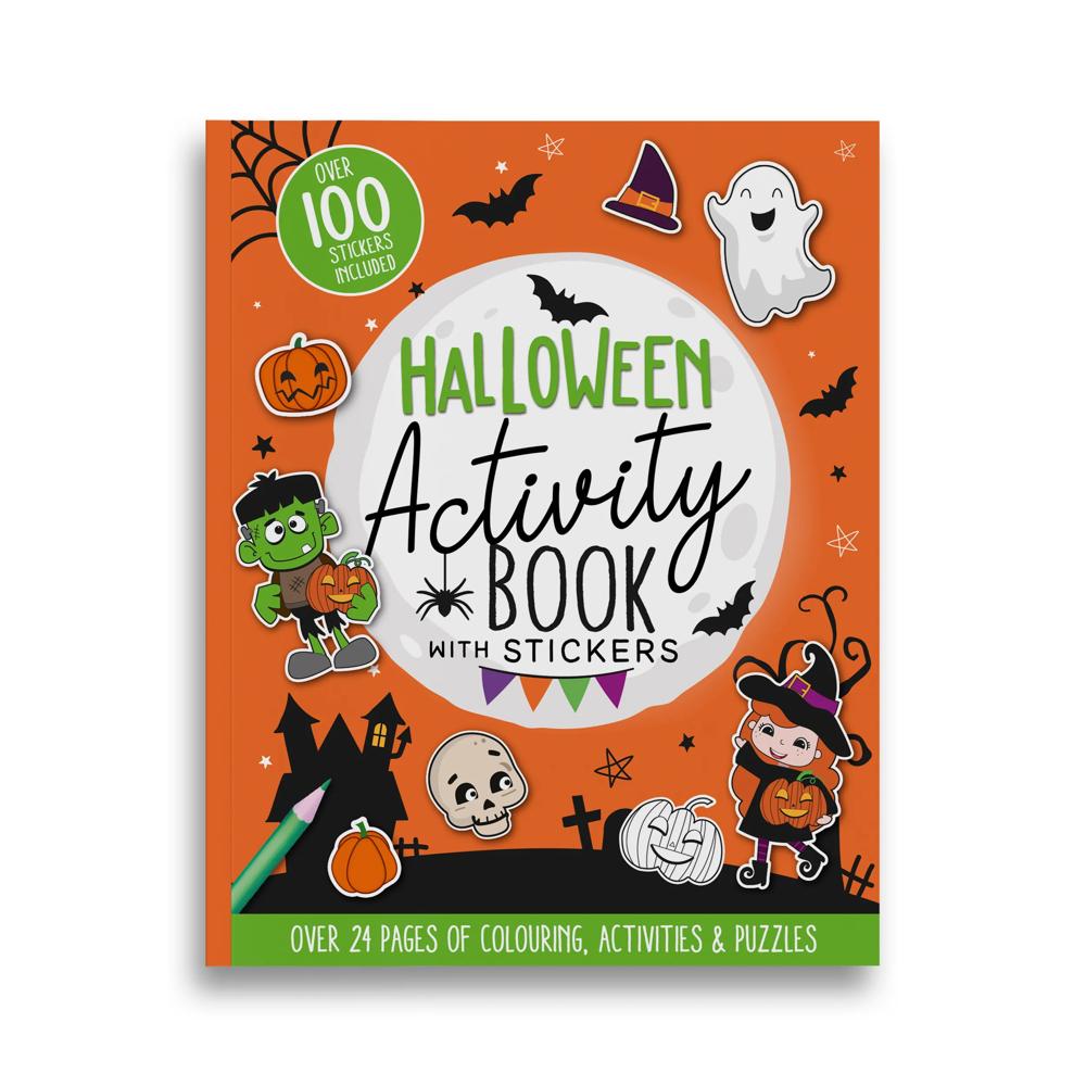Pack of 12 Halloween Activity Books with Stickers– Choice Wholesale