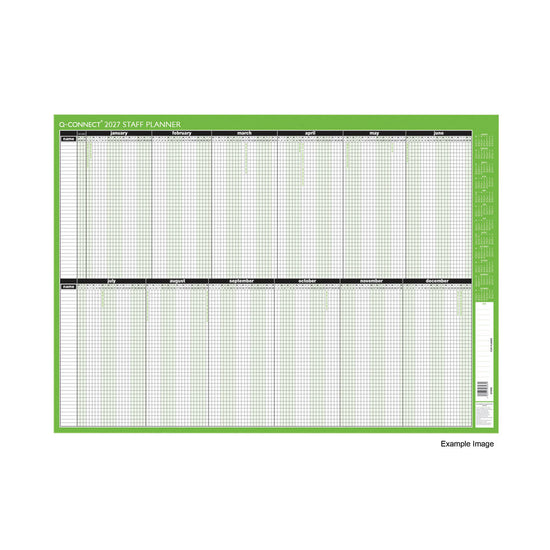Janrax 2027 Staff 5 Day Week Planner Mounted - 855 x 610mm– Choice ...