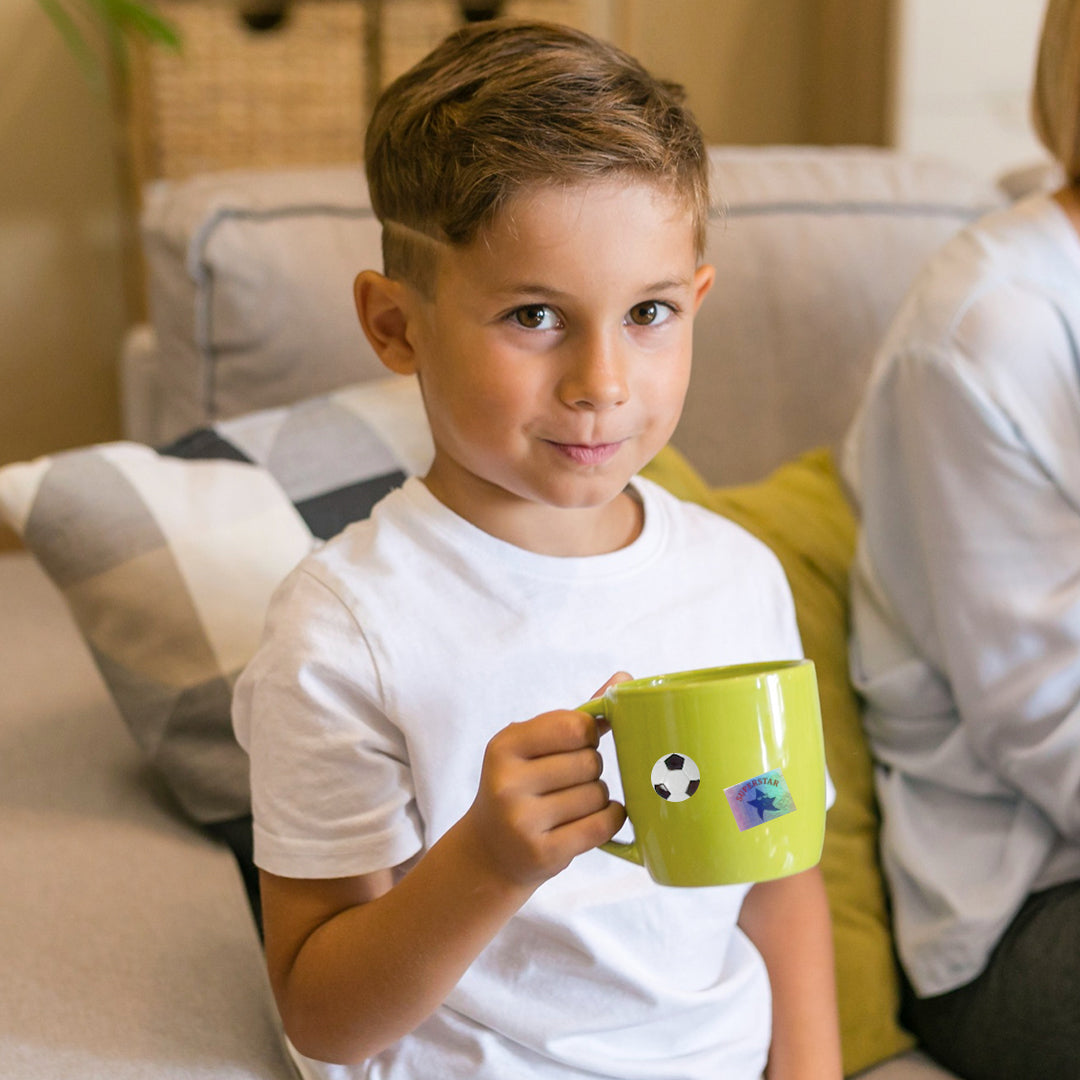 Pack of 96 Football 16mm Self-Adhesive Labels– Choice Wholesale