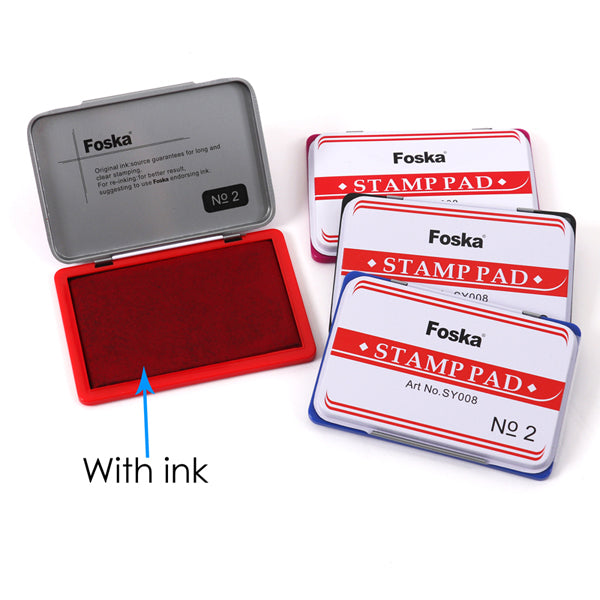 Blue Ink Stamp Pad 122x48mm– Choice Wholesale