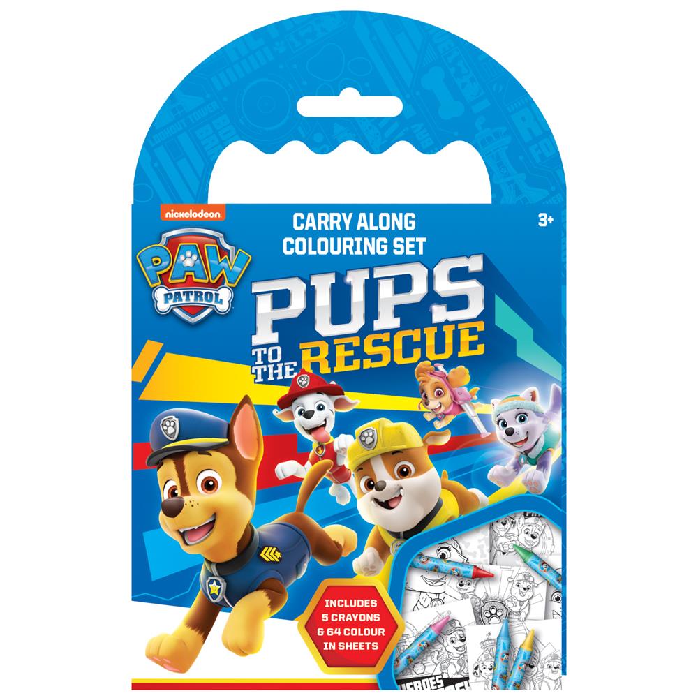 Paw Patrol Carry Along Colouring Set – Choice Wholesale