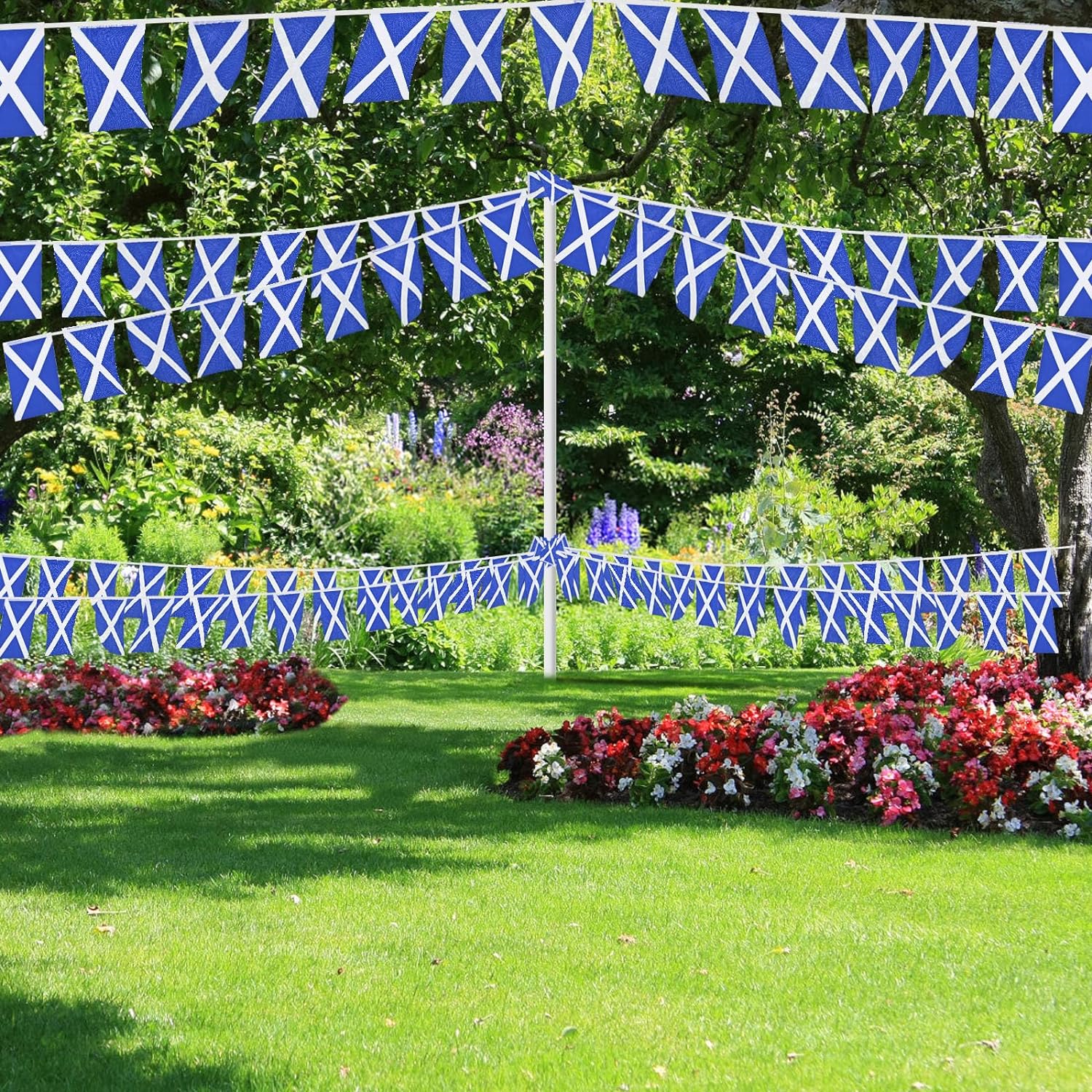 Scotland Rectangle Bunting 10m with 20 Flags – Choice Wholesale