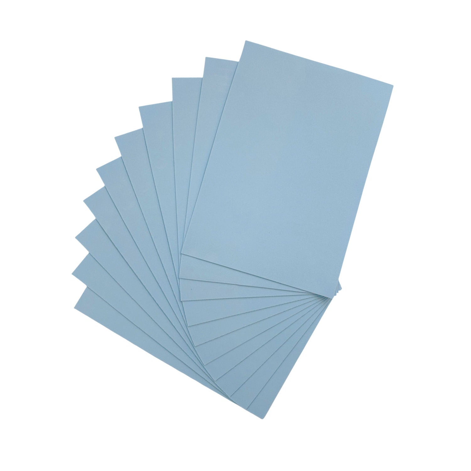 Pack of 10 A5 Light Blue Coloured Eva Foam Sheets– Choice Wholesale