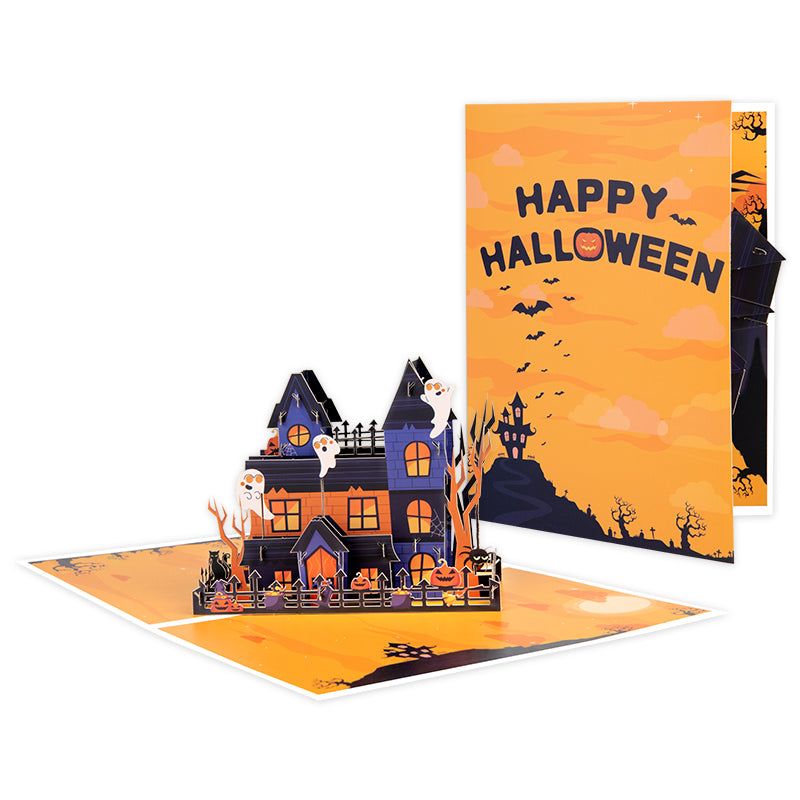 House of Horrors 3D Pop Up Halloween Card– Choice Wholesale