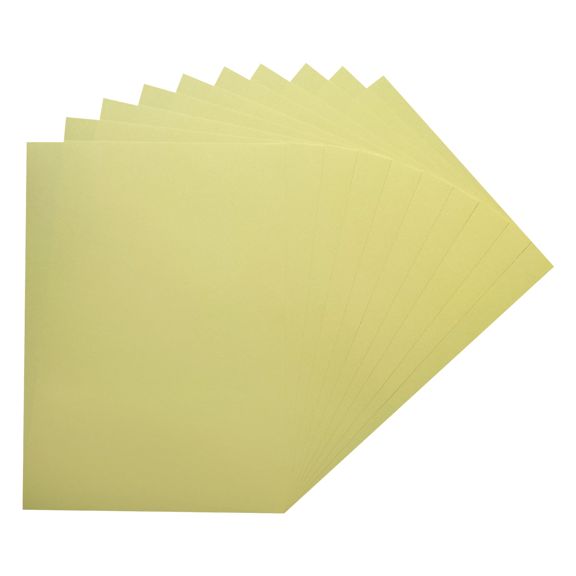 Pack of 100 A5 Pastel Yellow Coloured Paper 75gsm Sheets– Choice Wholesale