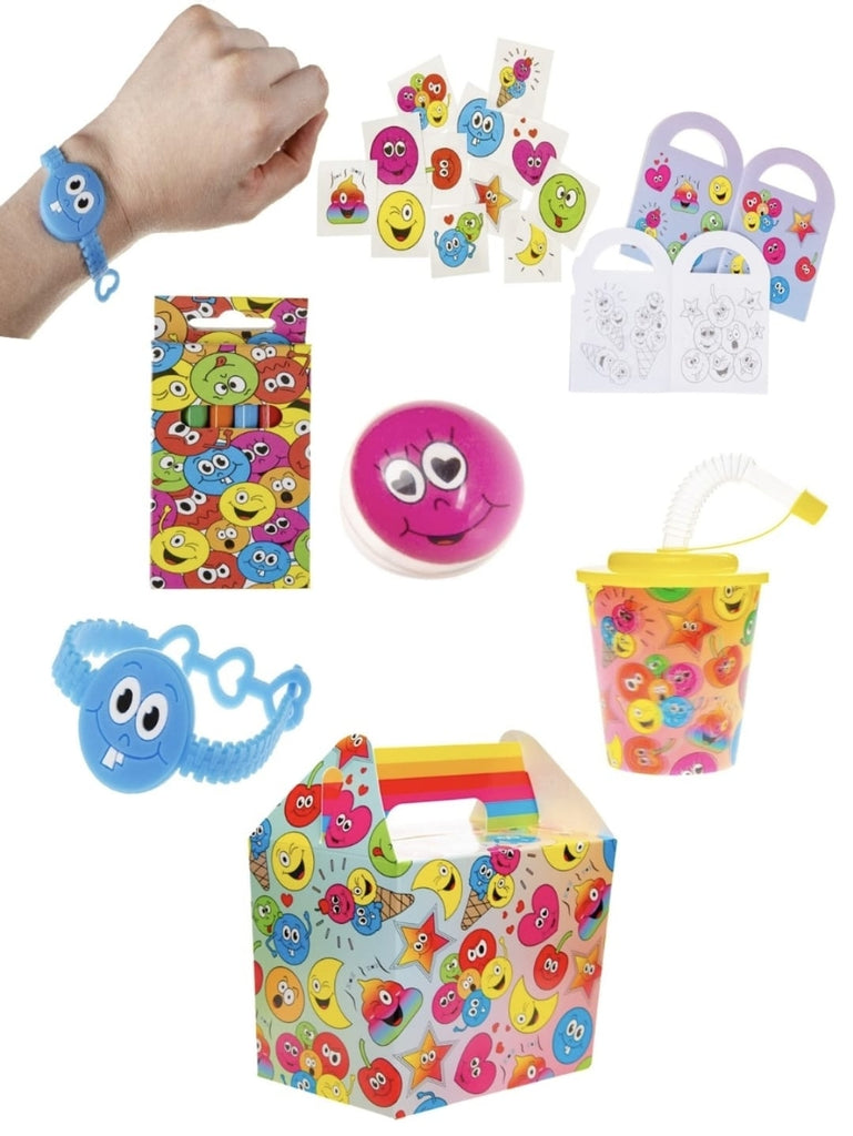 Pack of 20 Pre Filled Emotion Theme Kids Party Favour Boxes – Gift Box ...