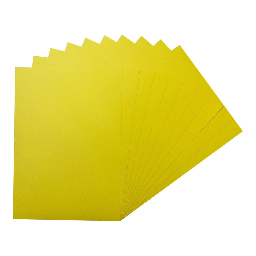 Pack of 50 A5 Light Yellow Coloured Card 160gsm Sheets– Choice Wholesale