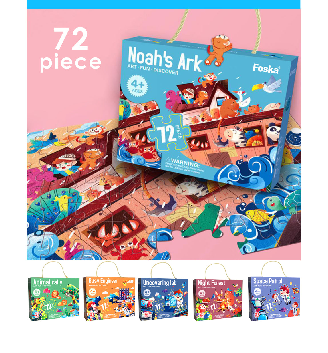 72 Piece Jumbo Floor Puzzles for Kids – Choice Wholesale