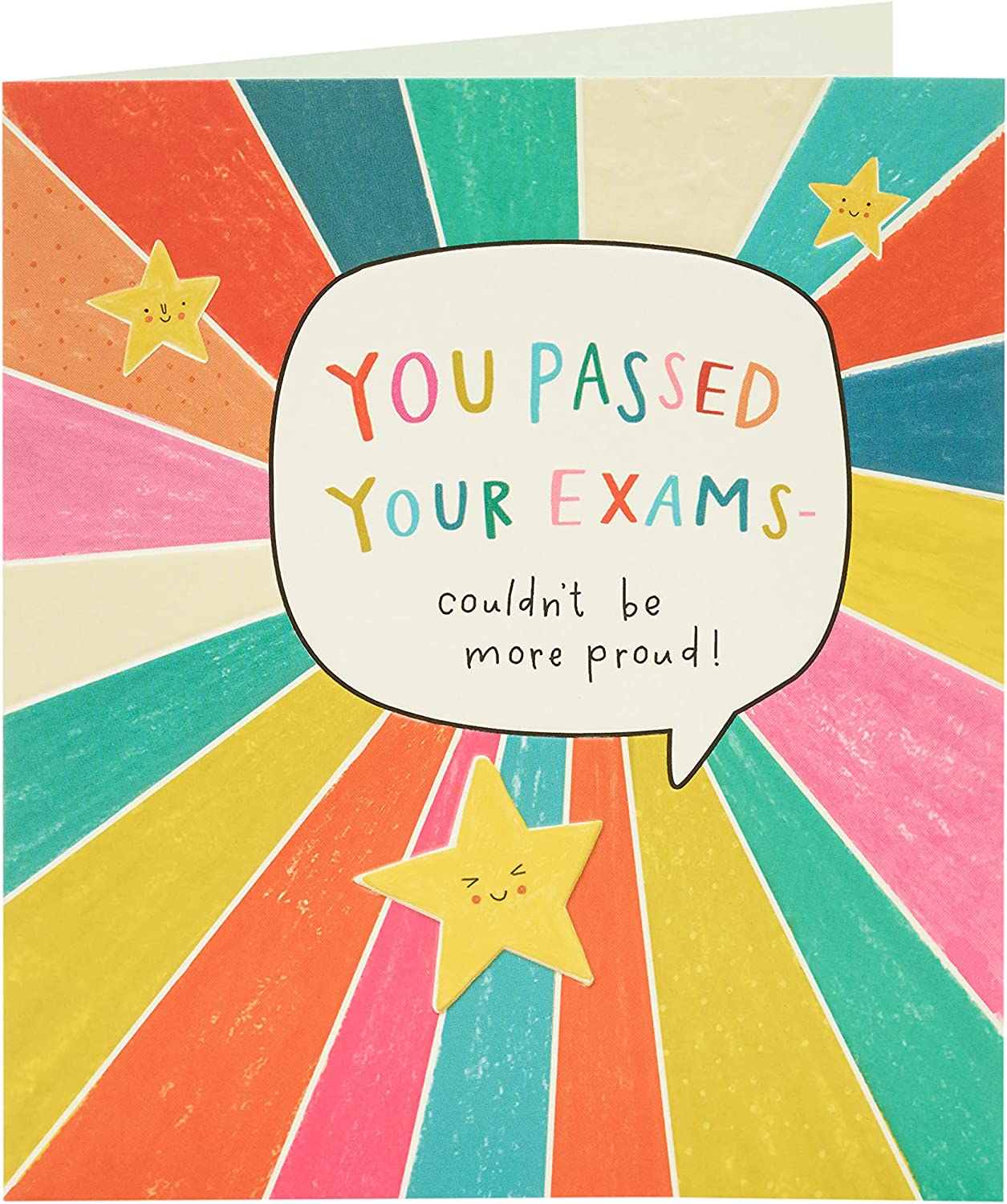 Rainbow Design Exams Pass Congratulations Card– Choice Wholesale