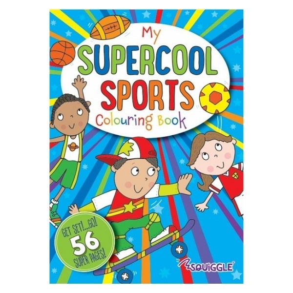 Super Cool Sports Colouring Book – Choice Wholesale