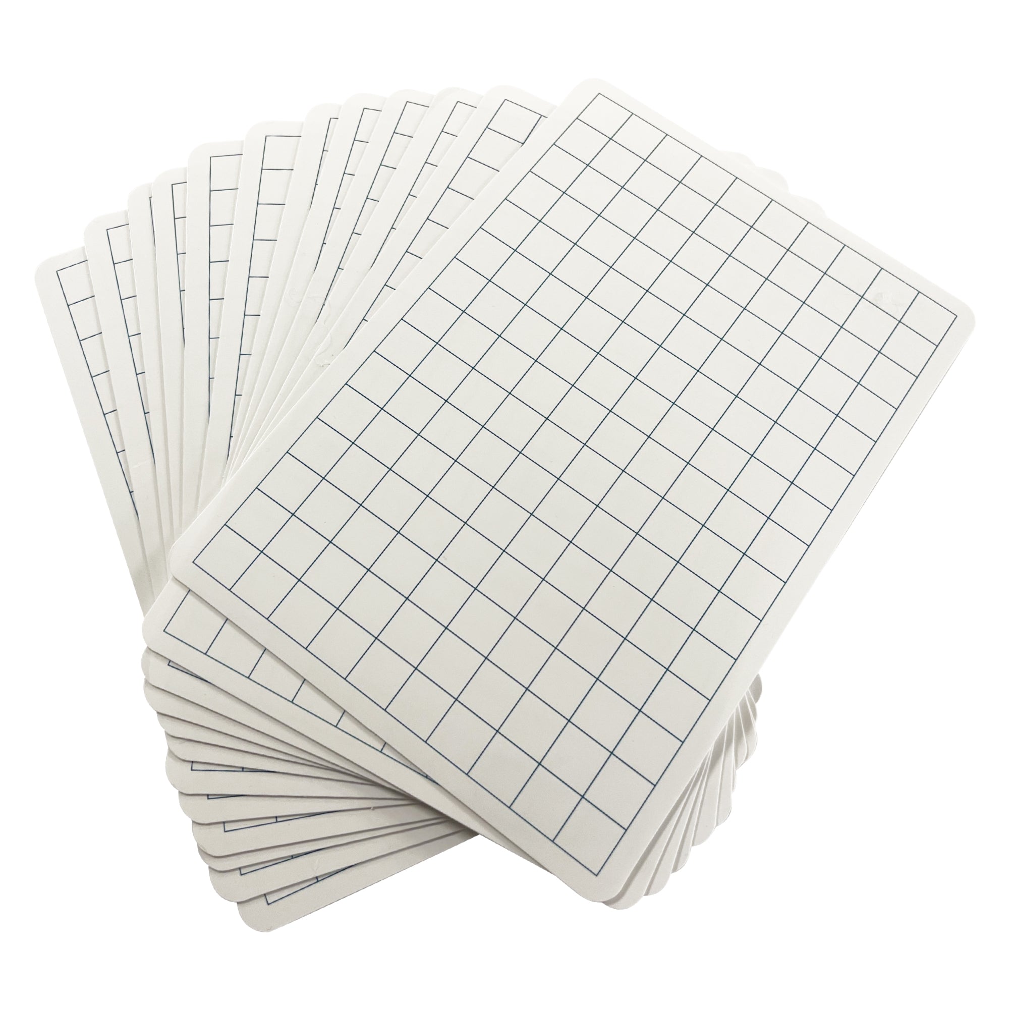 Pack of 12 Square Grid A4 Drywipe Whiteboards– Choice Wholesale