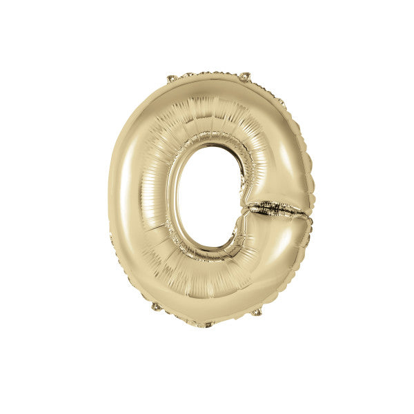 Gold Letter O Shaped Foil Balloon 14"– Choice Wholesale