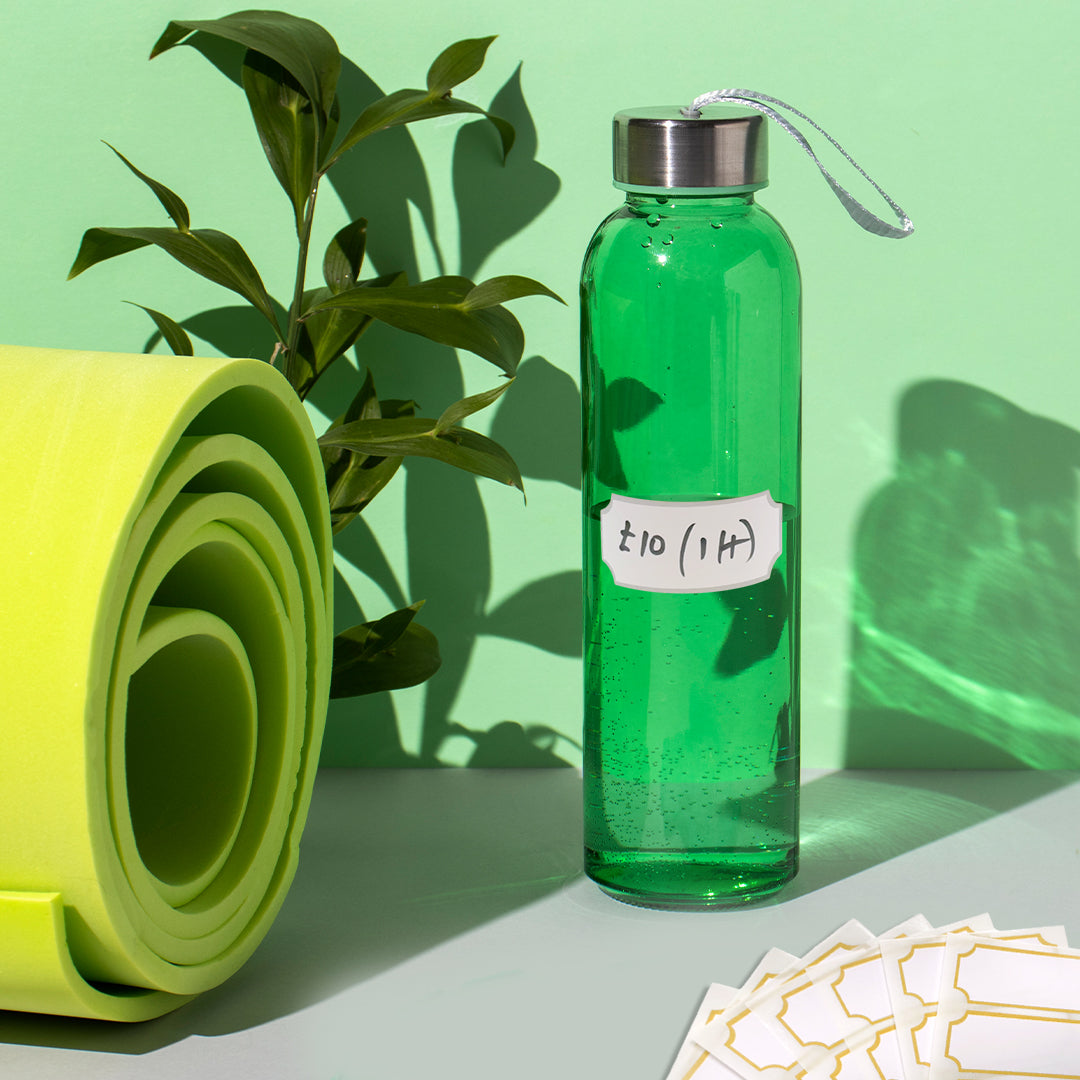 Pack of 21 Silver Border Printed 34x75mm Self-Adhesive Labels– Choice ...