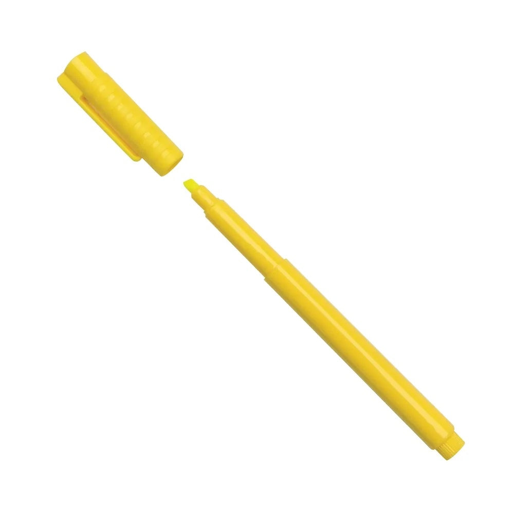 Pack of 10 Yellow Highlighter Pens– Choice Wholesale