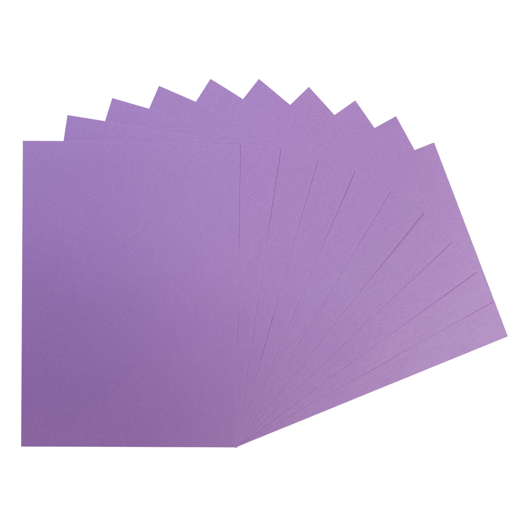 Pack of 50 A5 Light Purple Coloured Card 160gsm Sheets– Choice Wholesale