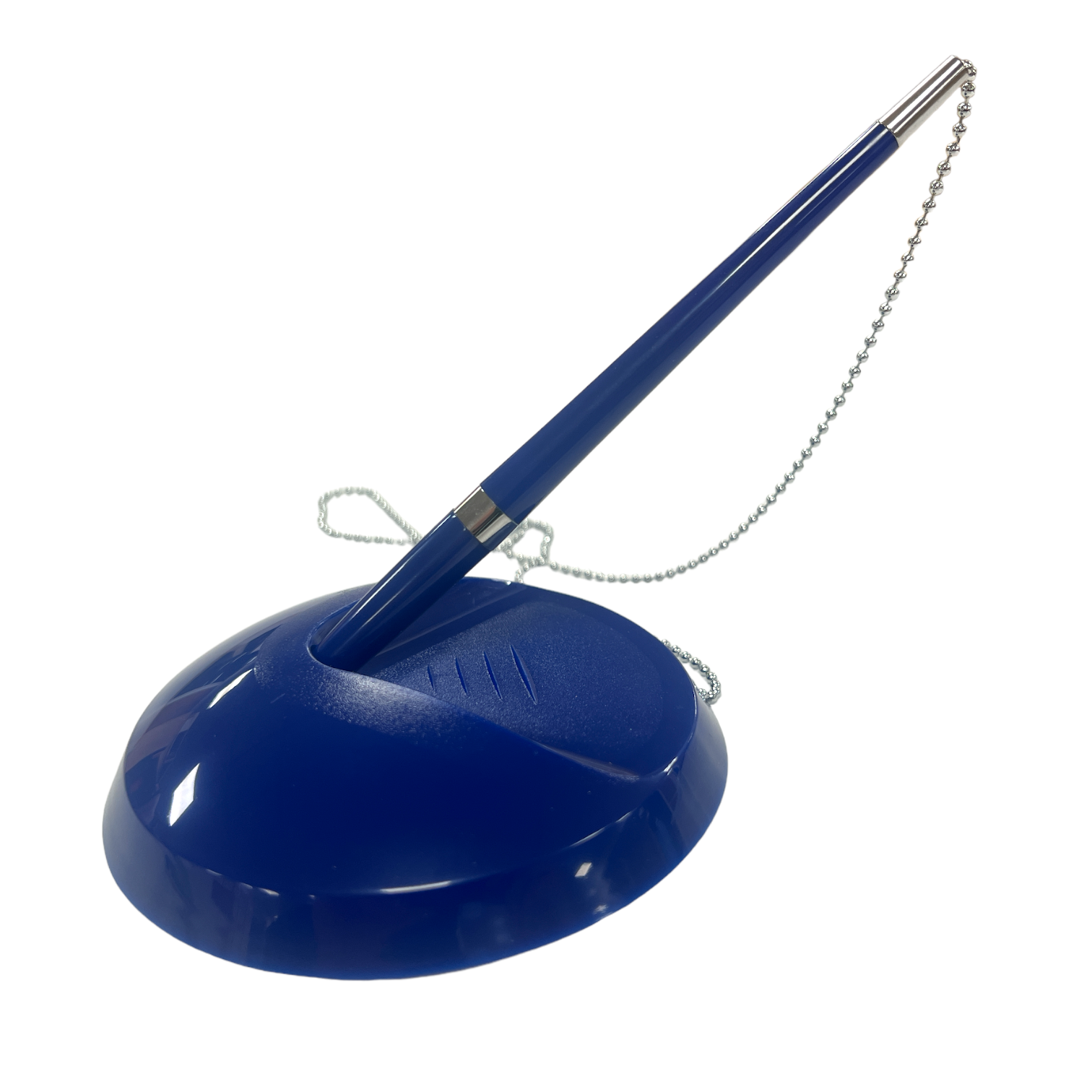 Blue Reception Desk Pen with 12 Blue Medium Point Ballpoint Pen Refill ...