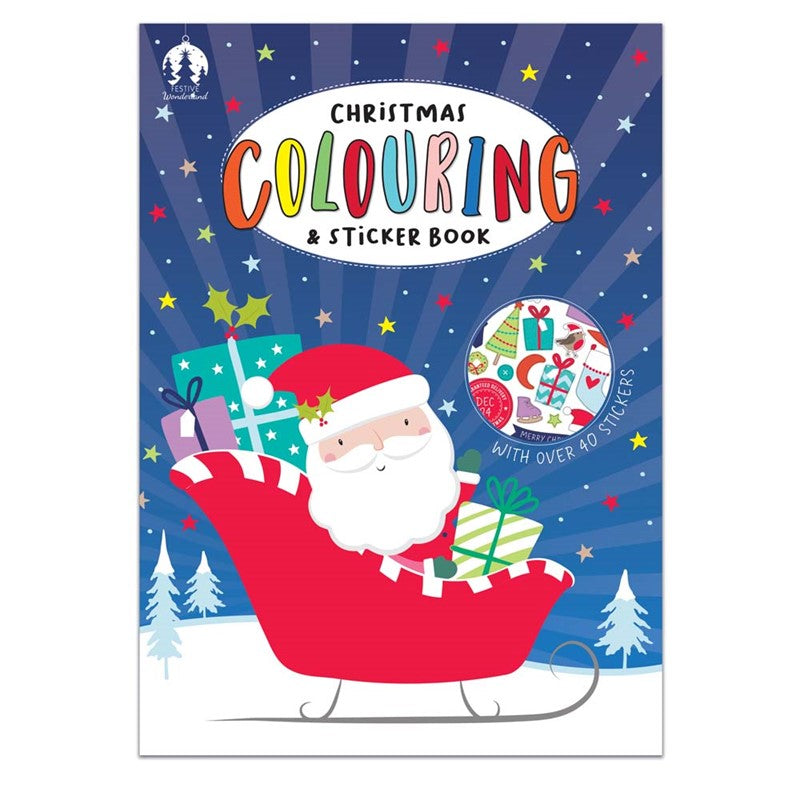 Christmas Colouring & Sticker Book– Choice Wholesale