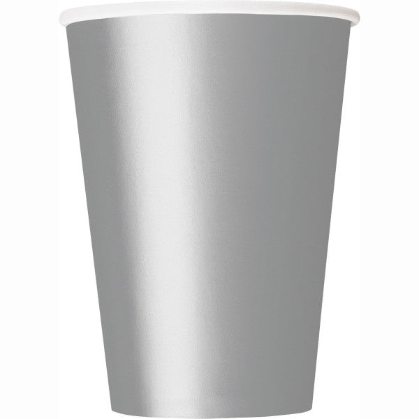 Pack of 14 Silver 9oz Paper Cups– Choice Wholesale