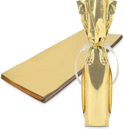 Pack of 10 Gold Metallic Paper Party Bags – Choice Wholesale