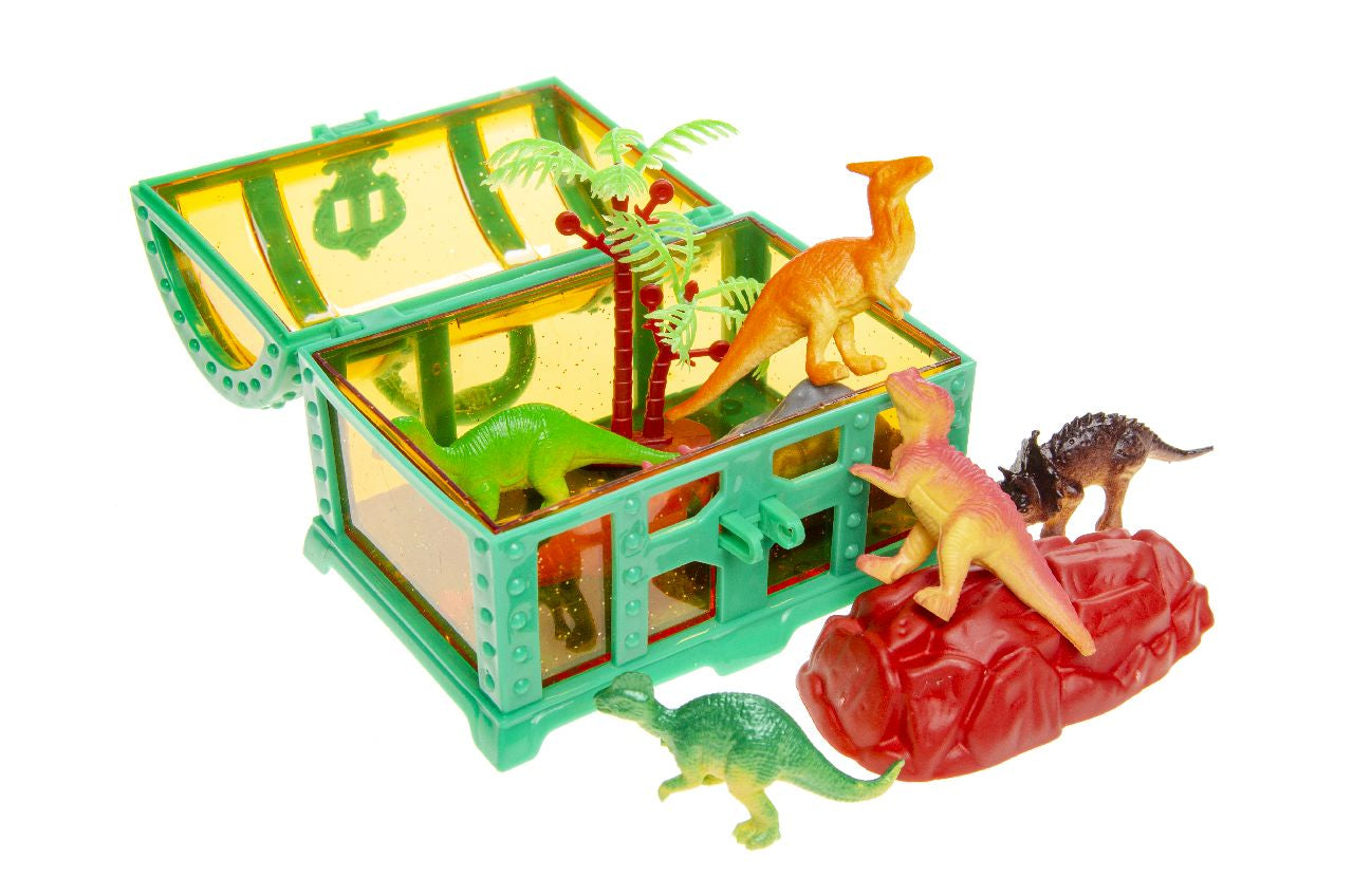 Dinosaurs Treasure Chest 9-Piece Play Set– Choice Wholesale
