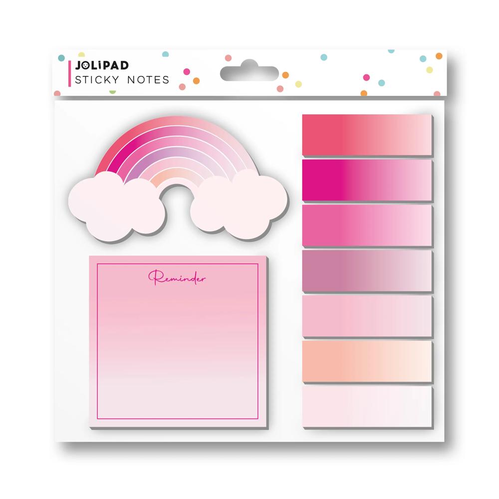 Girly Rainbow Sticky Notes By Jolipad– Choice Wholesale