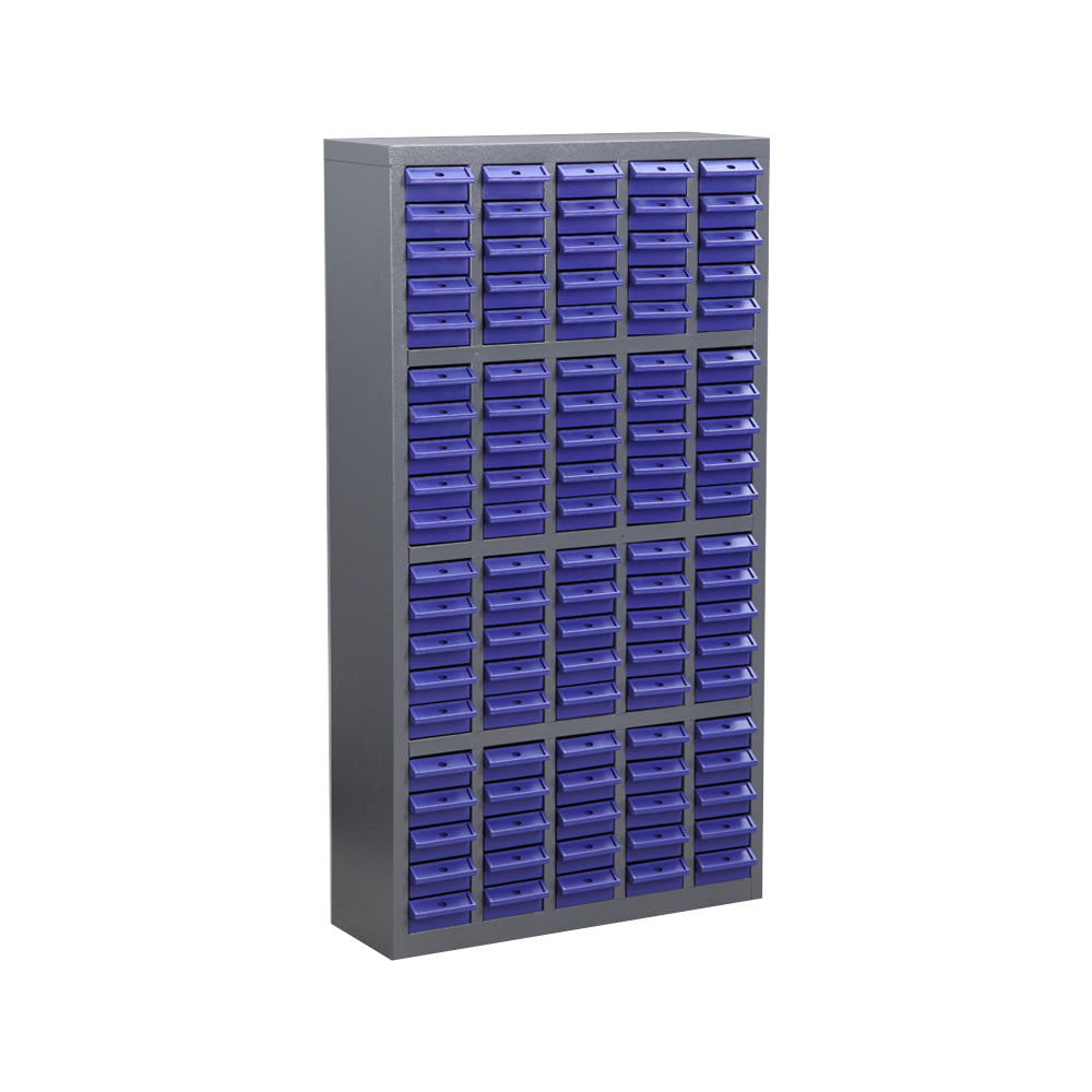 Blue 100 Drawers Parts Cabinet Storage Unit– Choice Wholesale