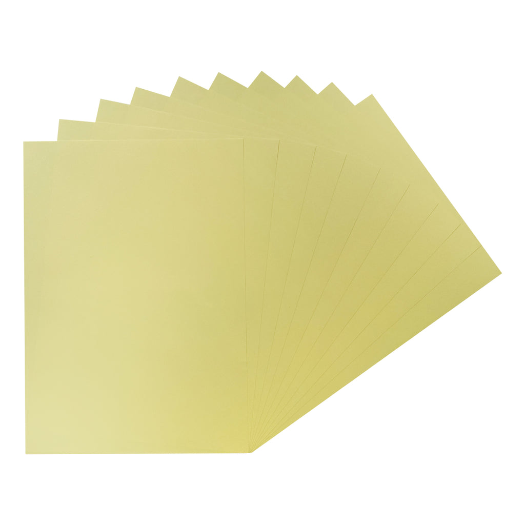 Pack of 100 A4 Pastel Yellow Coloured Paper 75gsm Sheets– Choice Wholesale