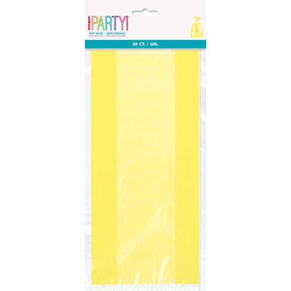 Pack of 30 Yellow Cellophane Bags – Choice Wholesale