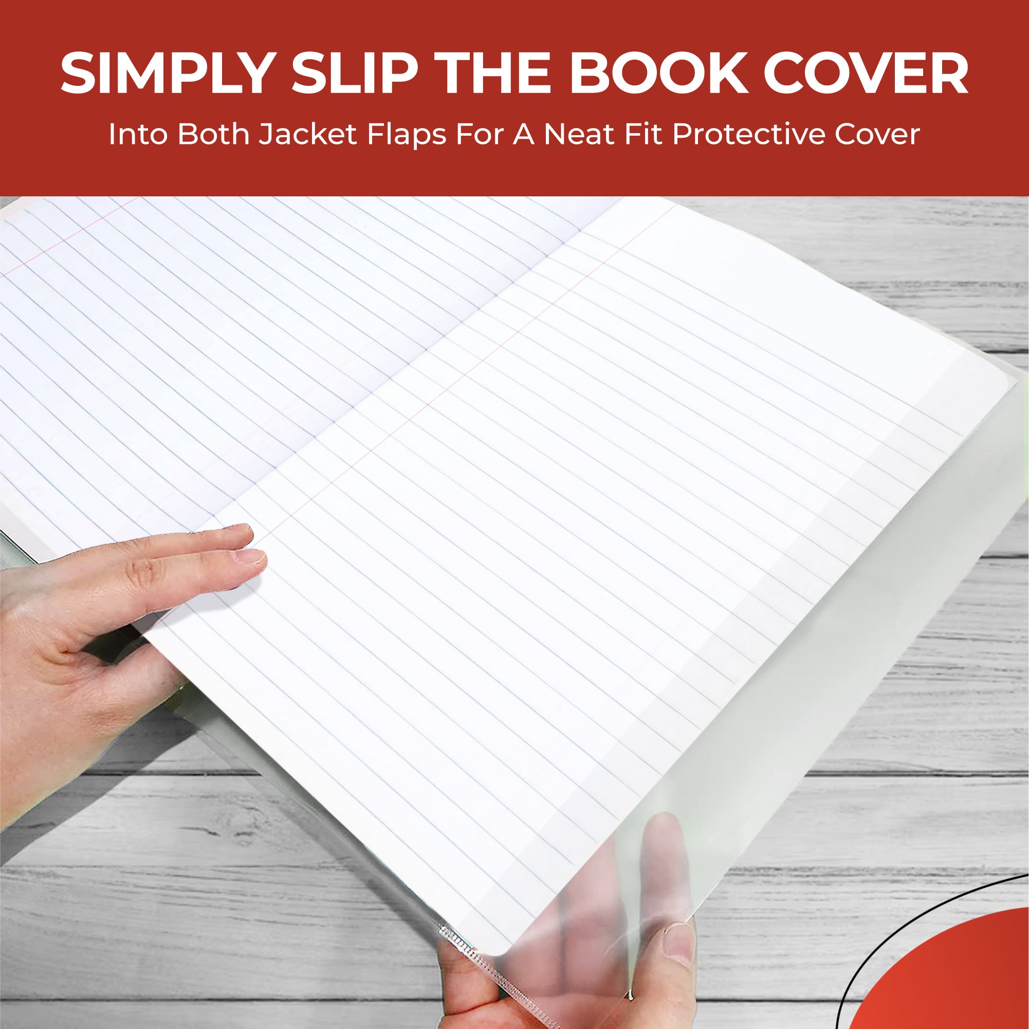 Pack of 10 9x7" Clear Exercise Book Covers by Janrax – Choice Wholesale