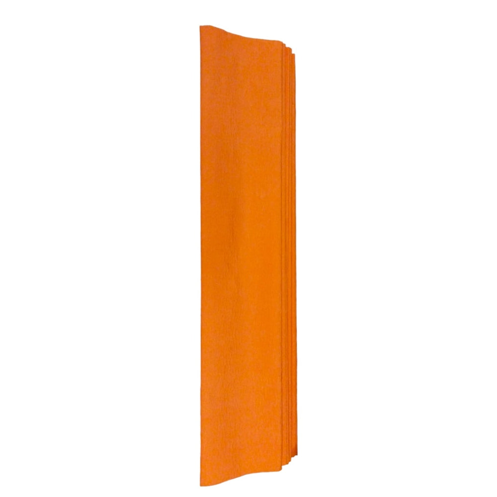 Pack of 10 Orange Crepe Paper 50 x 200cm– Choice Wholesale