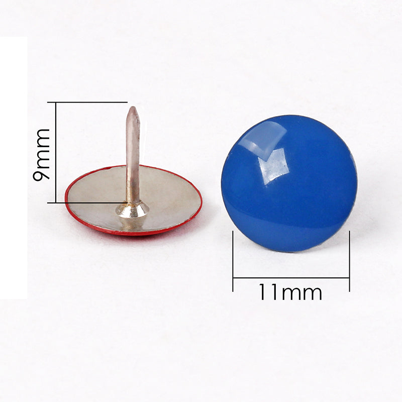 Pack of 100 Assorted Colour Metal Thumbtacks 11mm – Choice Wholesale