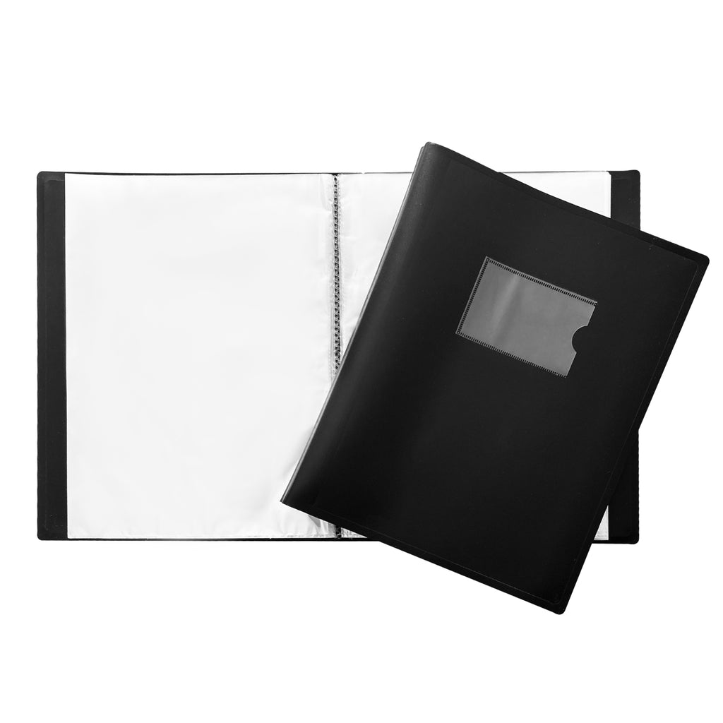 A4 Black Flexible Cover 100 Pocket Display Book– Choice Wholesale