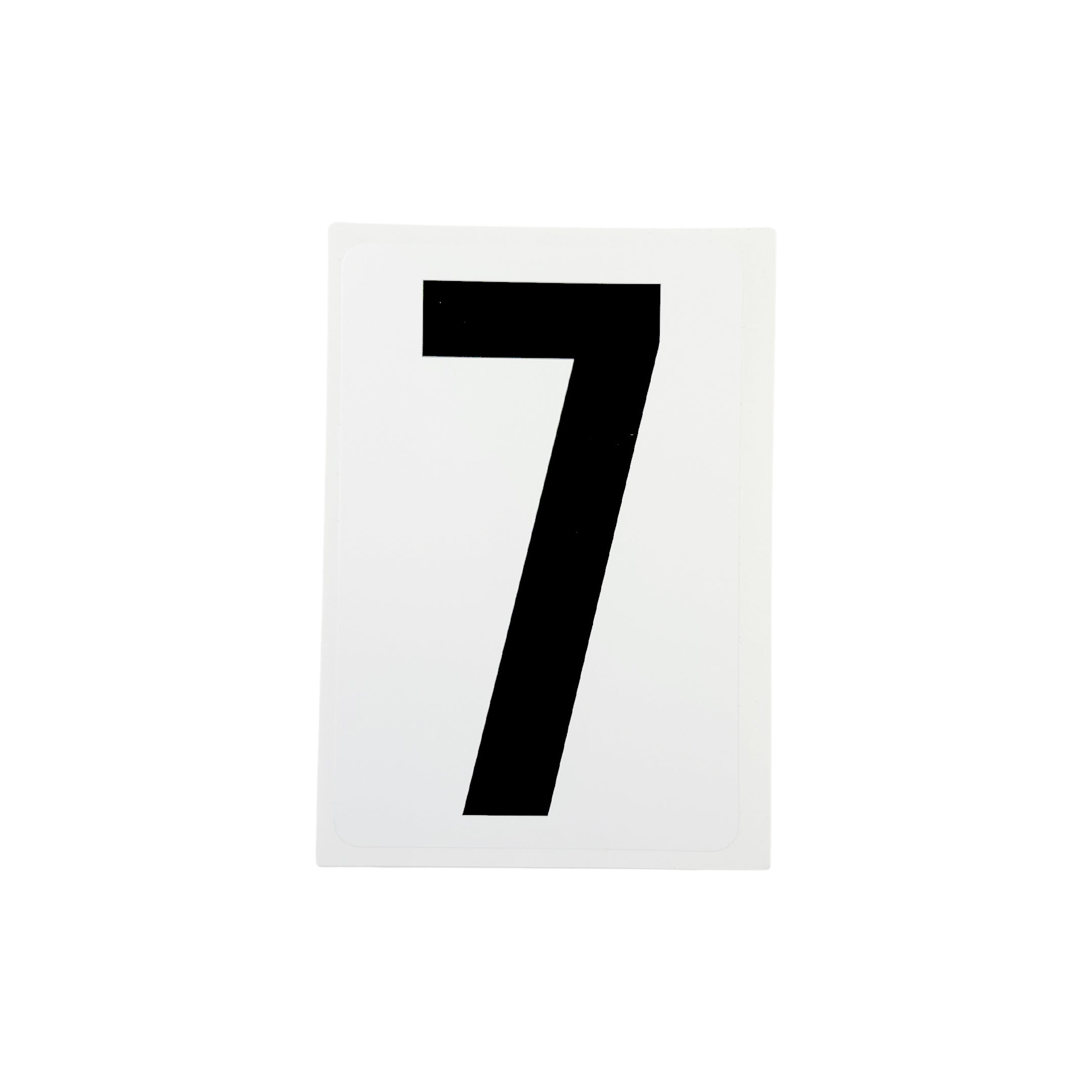 Waterproof Wheelie Bin Black Number 7 Sticker– Choice Wholesale