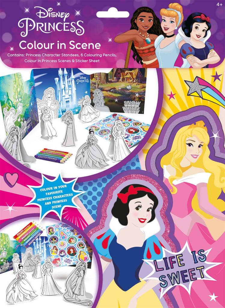 Disney Princess Colour In Scene Activity Set– Choice Wholesale