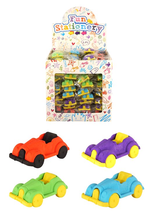Pack of 54 Classic Car Erasers 4.6cm– Choice Wholesale
