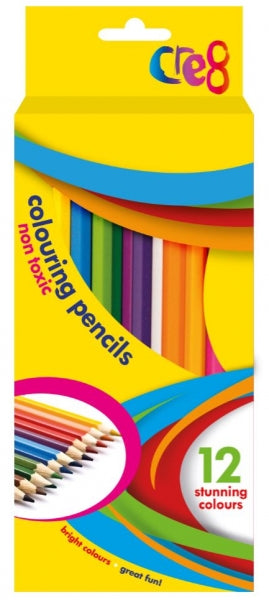 Pack of 12 Full Size Colouring Pencils– Choice Wholesale