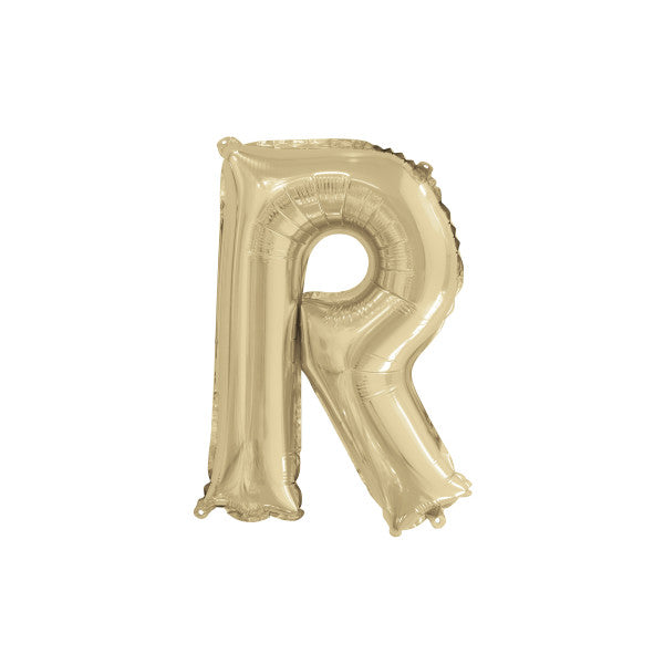 Gold Letter R Shaped Foil Balloon 14"– Choice Wholesale