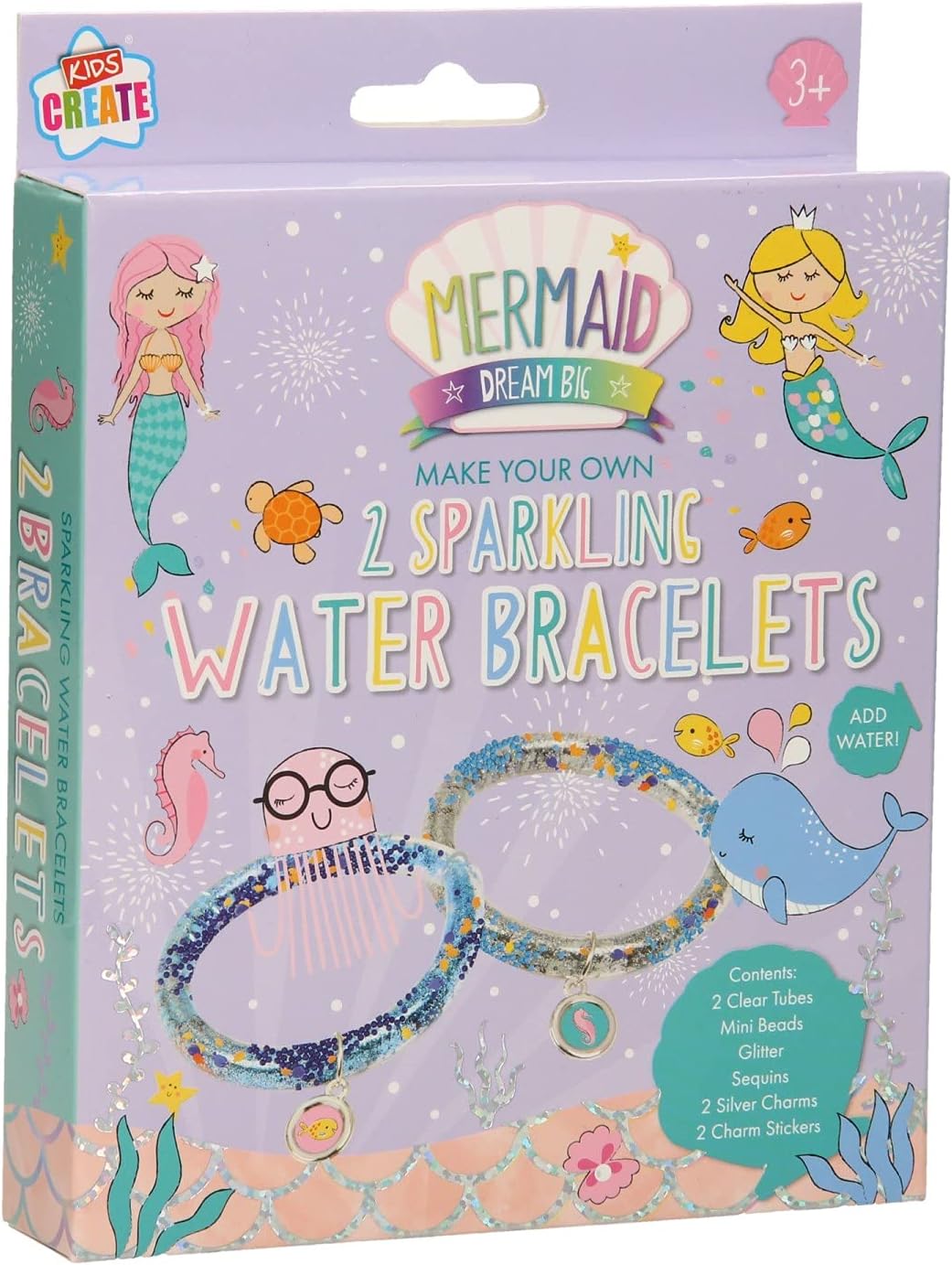 Make Your Own 2 Mermaid Sparkling Water Bracelets– Choice Wholesale