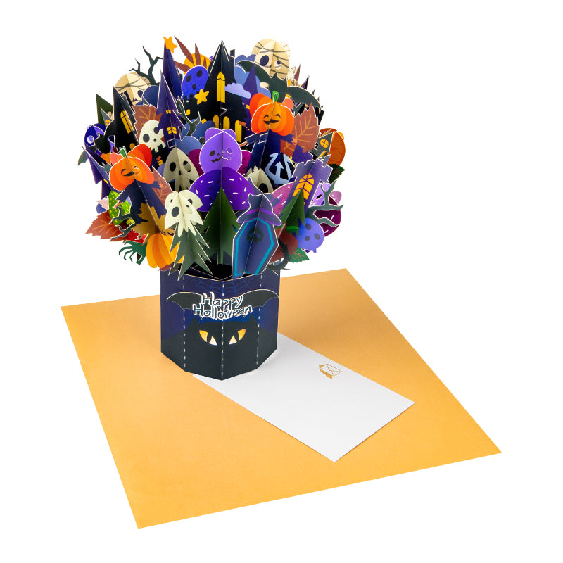 Haunted Harvest 3D Pop Up Halloween Card– Choice Wholesale