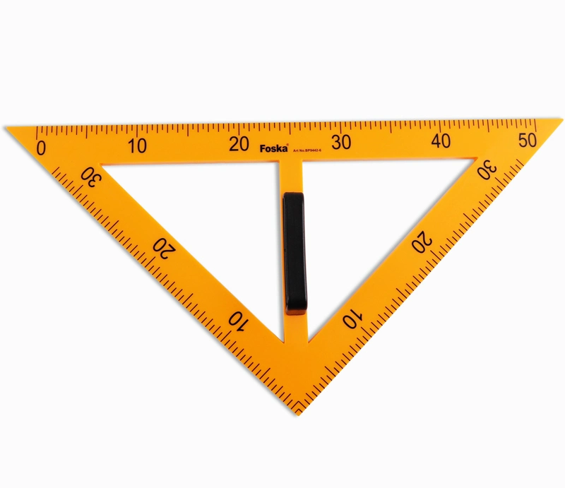 40cm Plastic School Teaching Triangle Rulers with Removable Handle ...